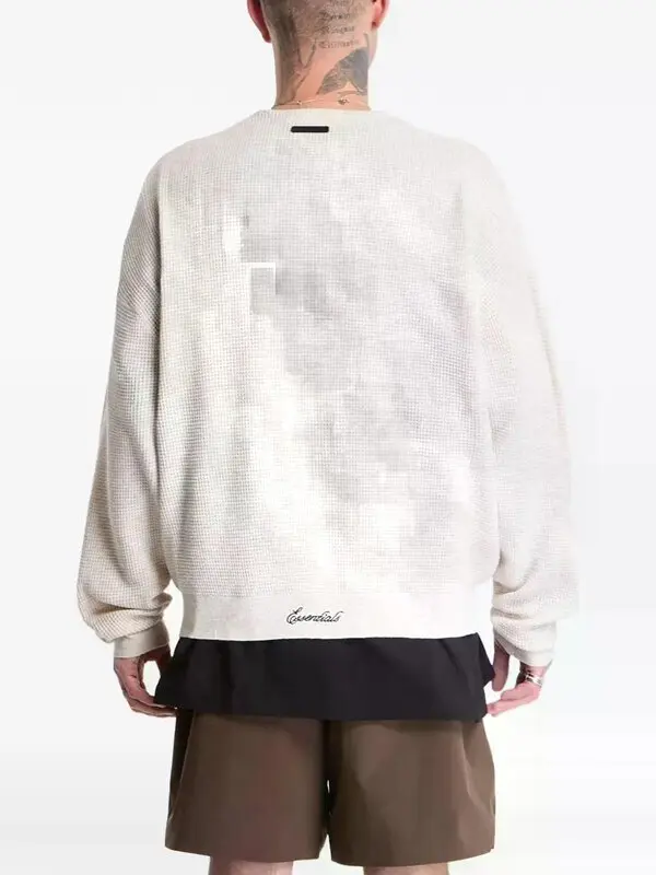 Fear Of God Waffle Knit Crew Neck Sweater