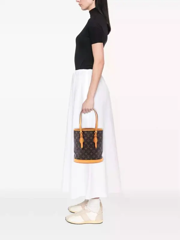 LOUIS VUITTON 2000 Monogram Petit Bucket Bag