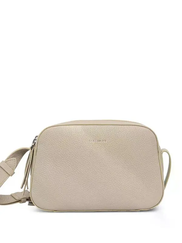 COCCINELLE Grainy Leather Camera Bag - Neutrals