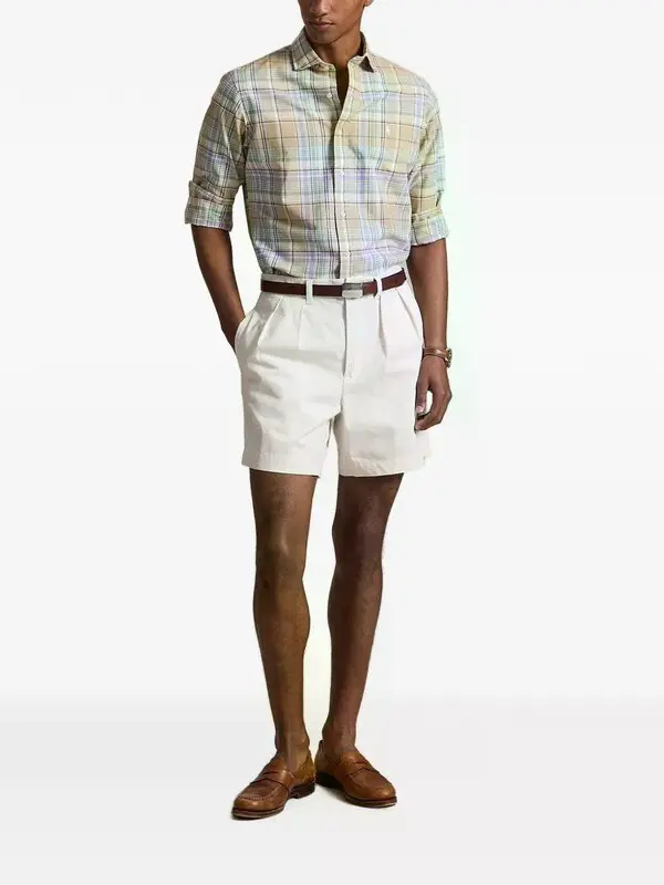Polo Ralph Lauren Plaid-check Embroidered-logo Shirt