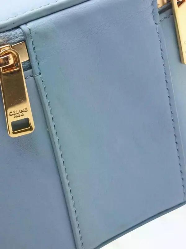 Celine Mini Cuir Triomphe Vanity Case Satchel