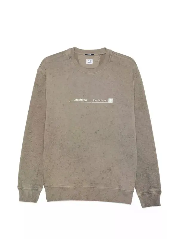 C.P. COMPANY Logo-print Cotton Sweatshirt