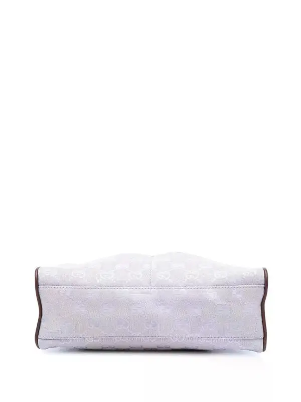 Gucci Gg Canvas Shoulder Bag - Purple