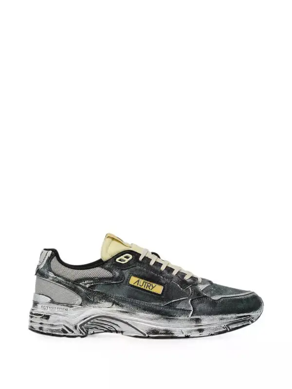 AUTRY Hyperway Distressed-effect Sneakers