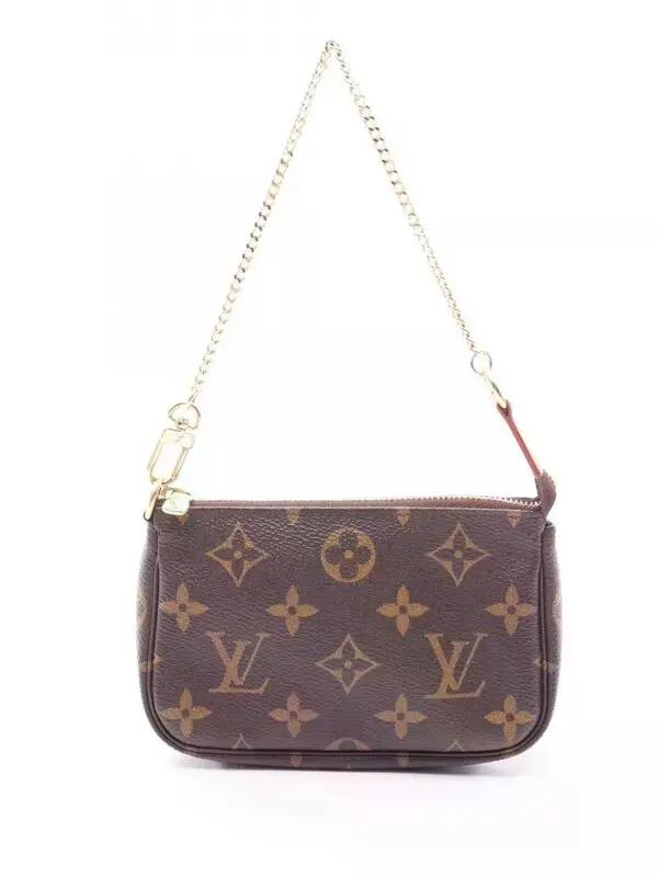 LOUIS VUITTON 2021 Monogram Mini Pochette Accessoires Handbag - Brown