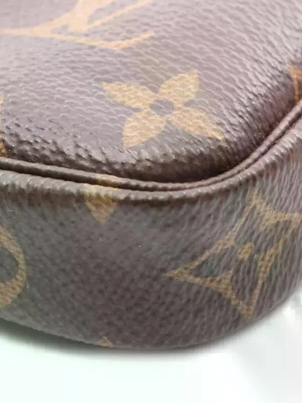 LOUIS VUITTON 2021 Monogram Mini Pochette Accessoires Handbag - Brown