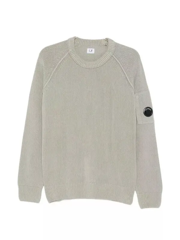 C.P. COMPANY Lens-detail Sweater - Grey
