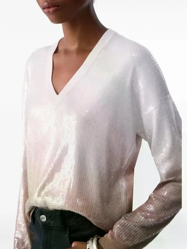 Liu Jo Dégradé Sweater With Sequins