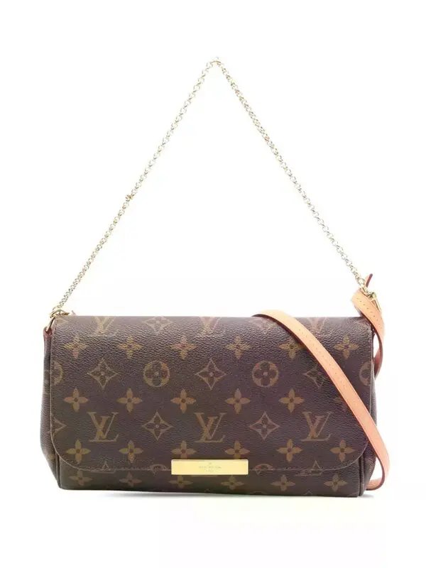LOUIS VUITTON 2013 Monogram Favorite Mm Satchel - Brown