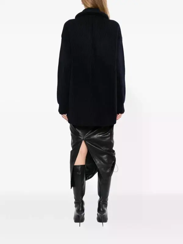 Balenciaga Oversize-ring Ribbed Sweater