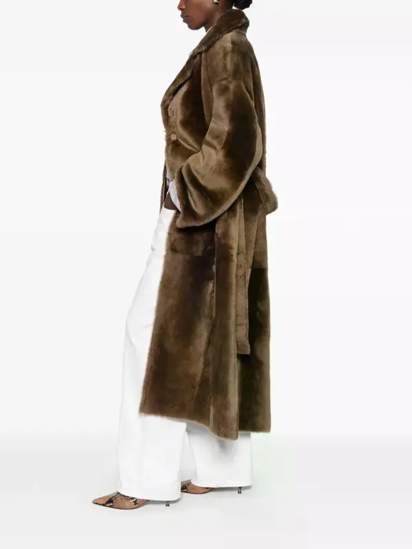 ARMA Belted Shearling Coat