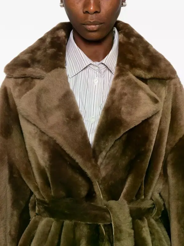 ARMA Belted Shearling Coat