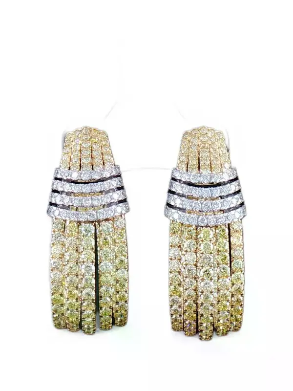 HYT JEWELRY Embellishment Diamond Earrings - Gold