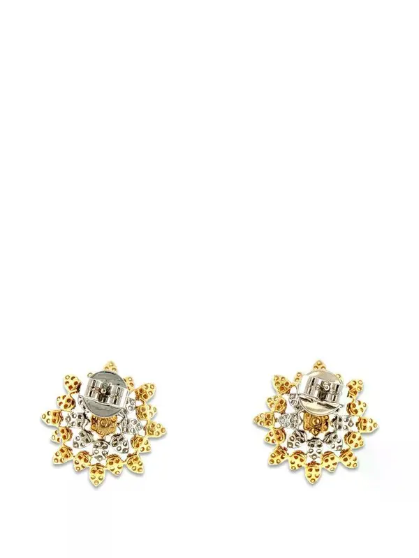 HYT JEWELRY 18k Diamond Flower Earrings