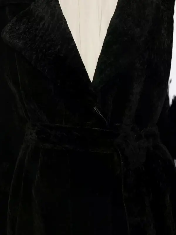 ARMA Belted Shearling Coat