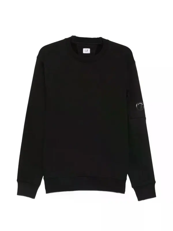 C.P. COMPANY Crewneck Sweatshirt With Lens Detail