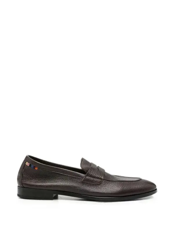 Paul Smith Murano Grained Leather Loafers - Brown