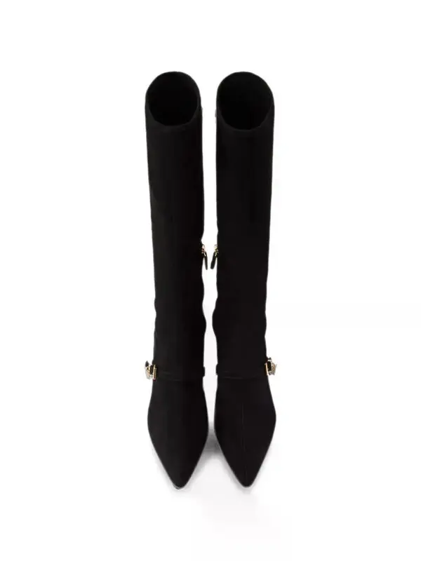 Prada Stretch Suede Boots