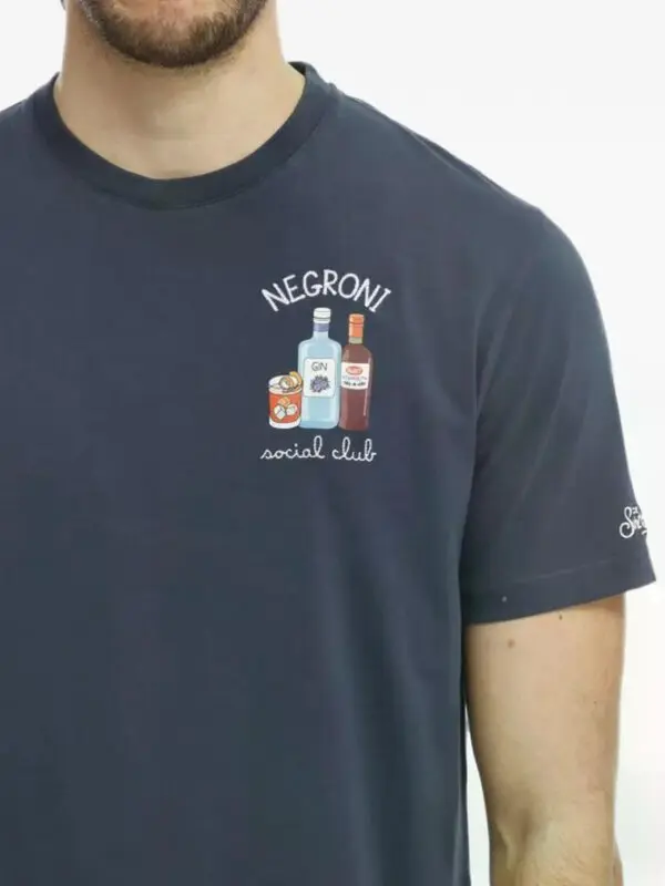 MC2 SAINT BARTH Embroidered-graphic T-shirt