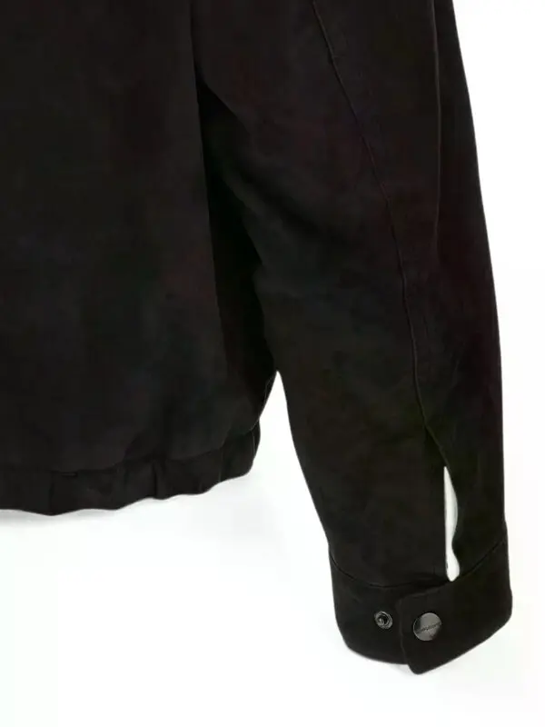 GIORGIO BRATO Suede Shirt-collar Jacket