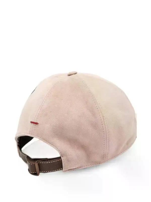 Brunello Cucinelli Logo-embroidered Suede Baseball Cap