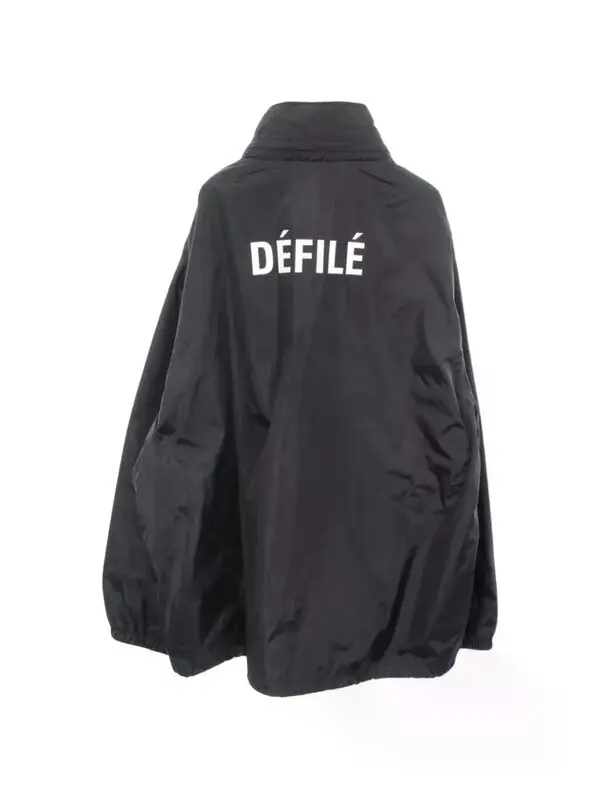Balenciaga 2000s Logo-print Hooded Jacket