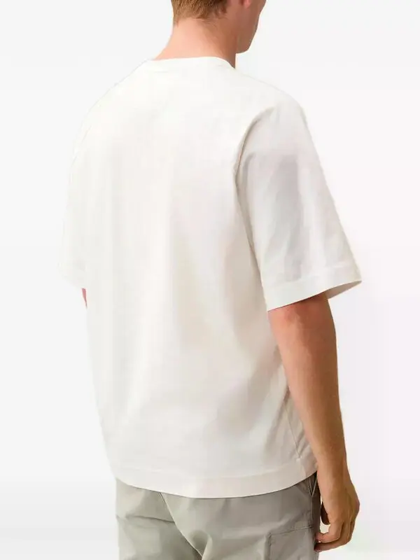 C.P. COMPANY Lens-detail Raglan-sleeve T-shirt - White
