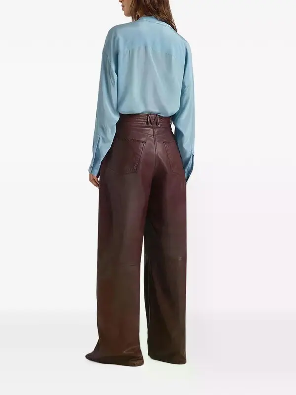 Momoni Aoki Leather Trousers
