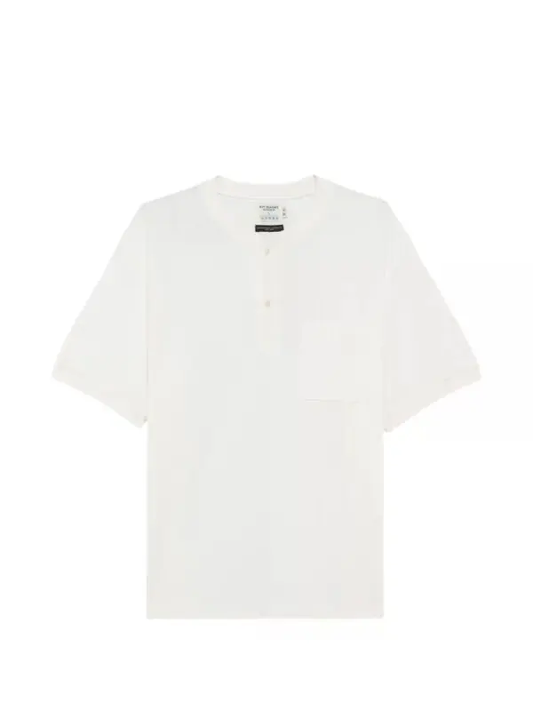 ROY ROGER'S Piqué Chest-pocket T-shirt - Neutrals