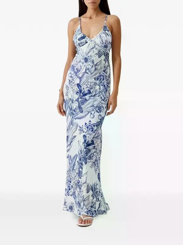 Melissa Odabash Floral Print Jacey Maxi Dress