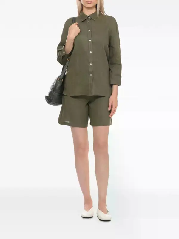 EMME Button-up Quarter-sleeved Shirt