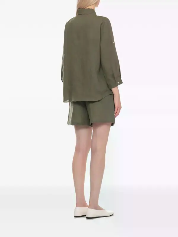 EMME Button-up Quarter-sleeved Shirt