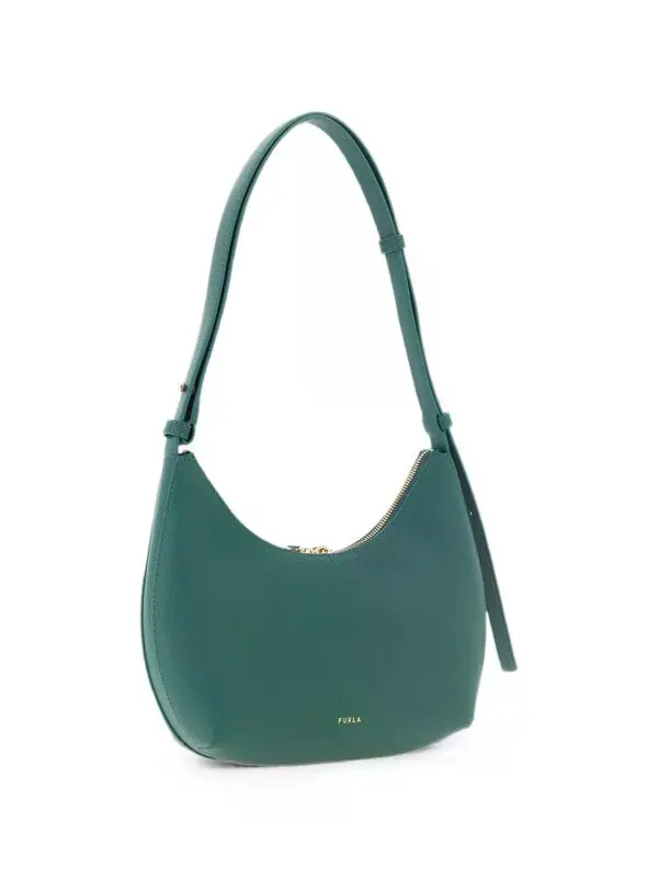 Furla Goccia Leather Shoulder Bag - Green