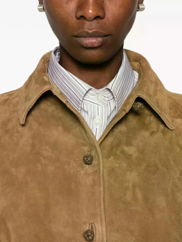 RÓHE Mandarin Fastening Coat