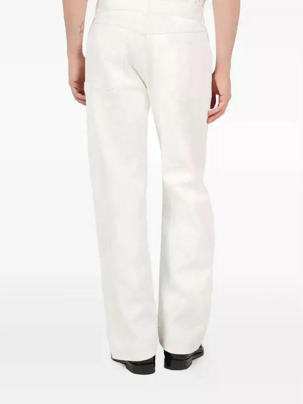 Roberto Cavalli Ray-print Straight-leg Jeans