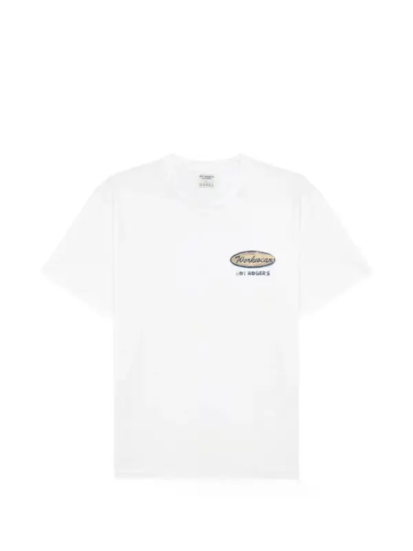 ROY ROGER'S Graphic-print Jersey T-shirt - White