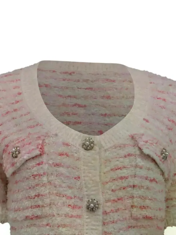 SELF-PORTRAIT Tweed Embellished Dress