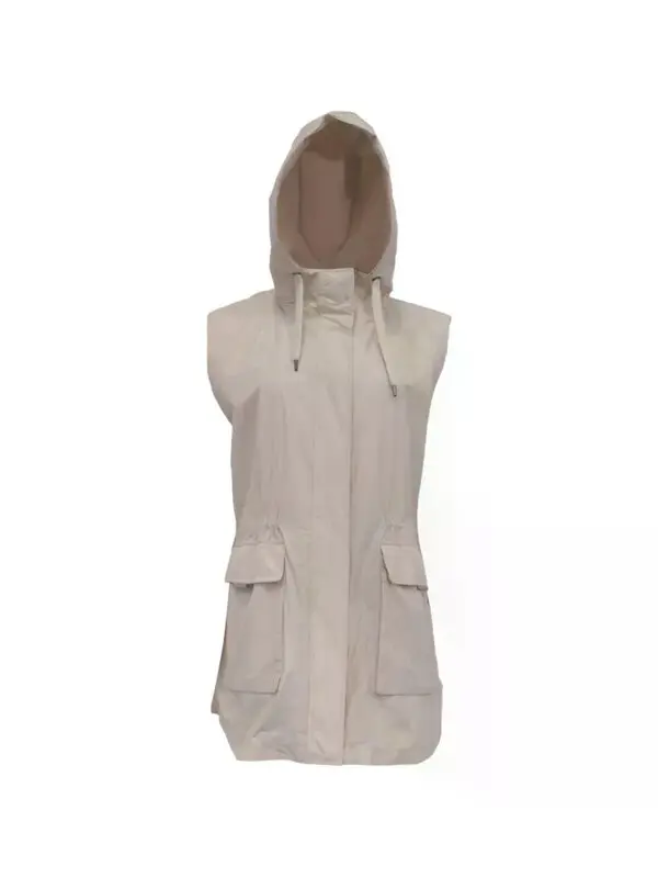 Brunello Cucinelli Hooded Vest Jacket - Neutrals