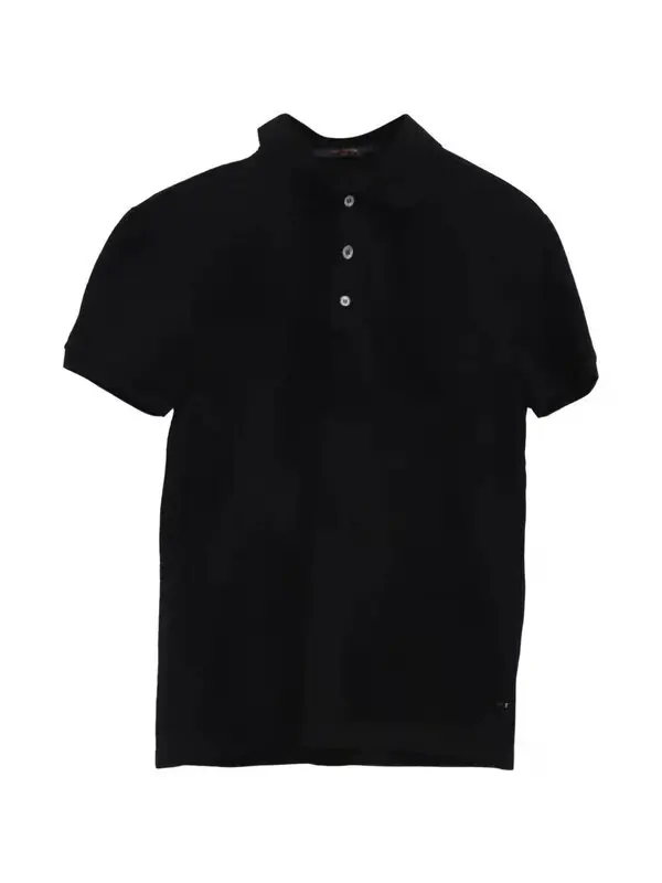 LOUIS VUITTON Short-sleeved Polo Shirt - Black