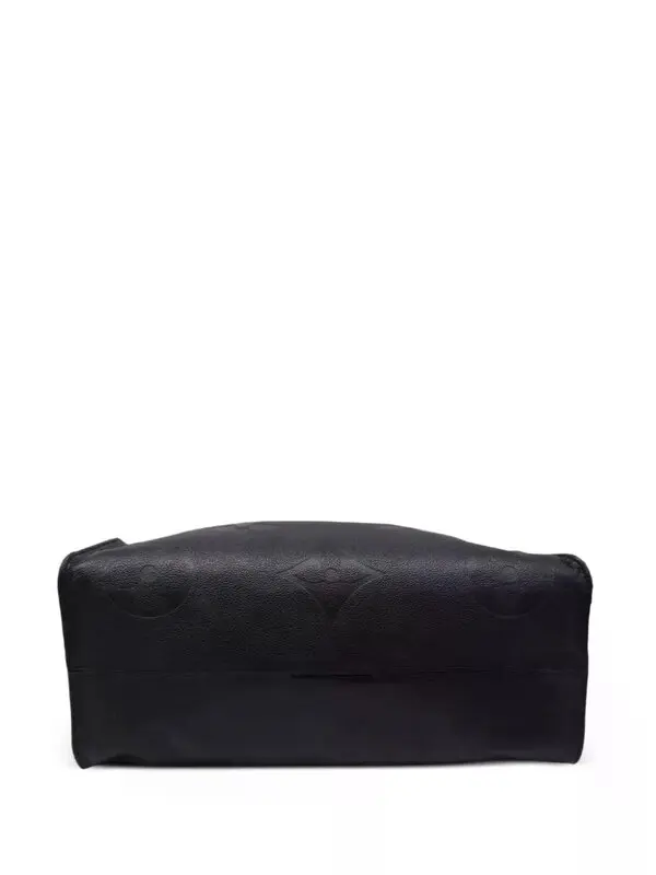 LOUIS VUITTON Giant Onthego Gm Leather Tote Bag - Black