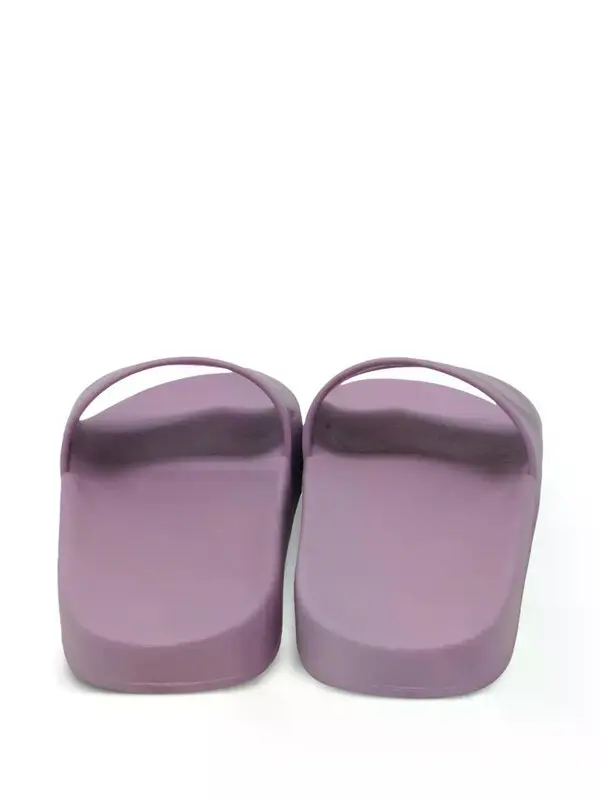 FERRAGAMO Groovy Gancini Slide Sandals - Purple