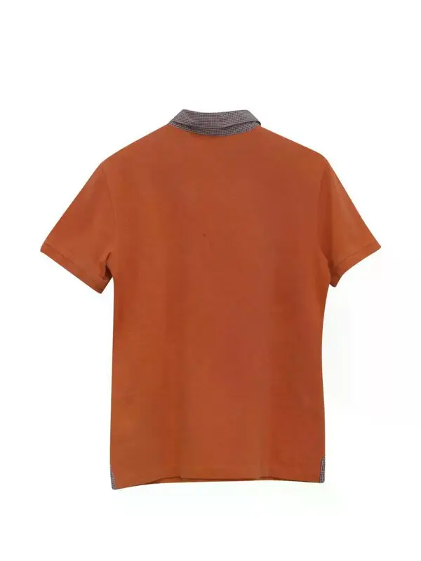 Giorgio Armani Checked-collar Polo Shirt