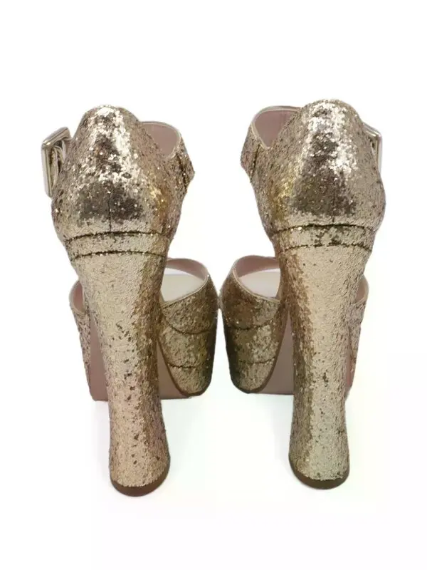 Miu Miu Mary Jane Cross-strap Sandals