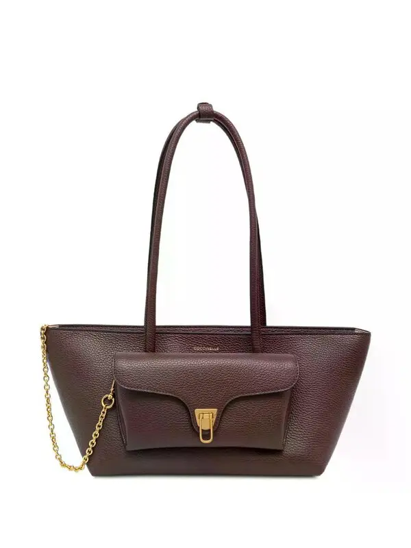COCCINELLE Double Beat Leather Tote Bag