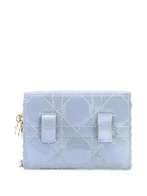 Dior Lady Nano Pouch Belt Bag Cannage Quilt Patent