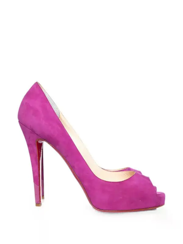 CHRISTIAN LOUBOUTIN Hyper Prive Peep-toe Pumps - Pink