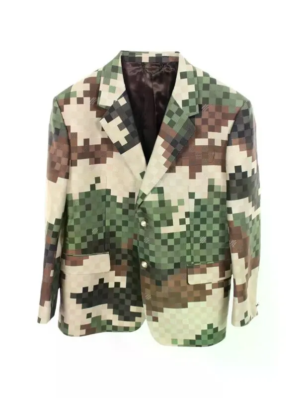 LOUIS VUITTON 2010s Damouflage Tailored Jacket