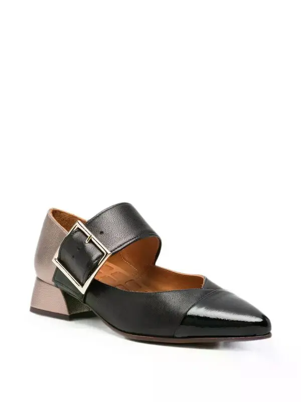 Chie Mihara Hebas Buckle-fastening Pumps - Black