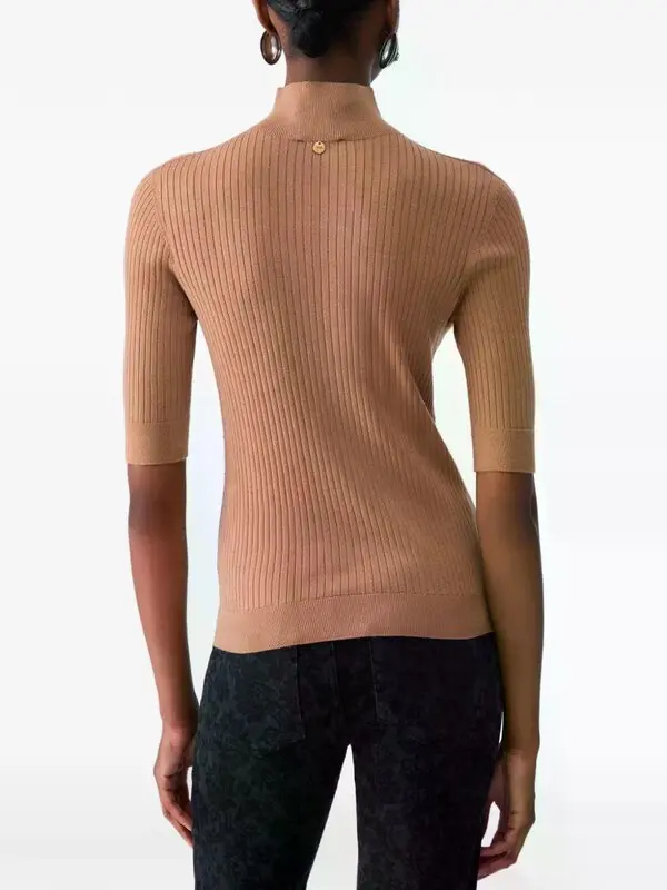 Liu Jo Wool Top With Rhinestones