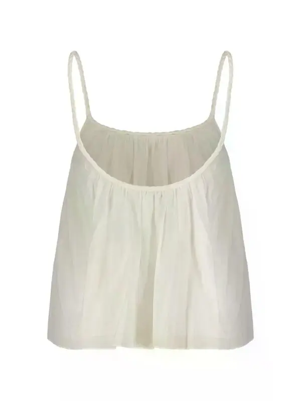 Red Valentino Braided Pleated Top